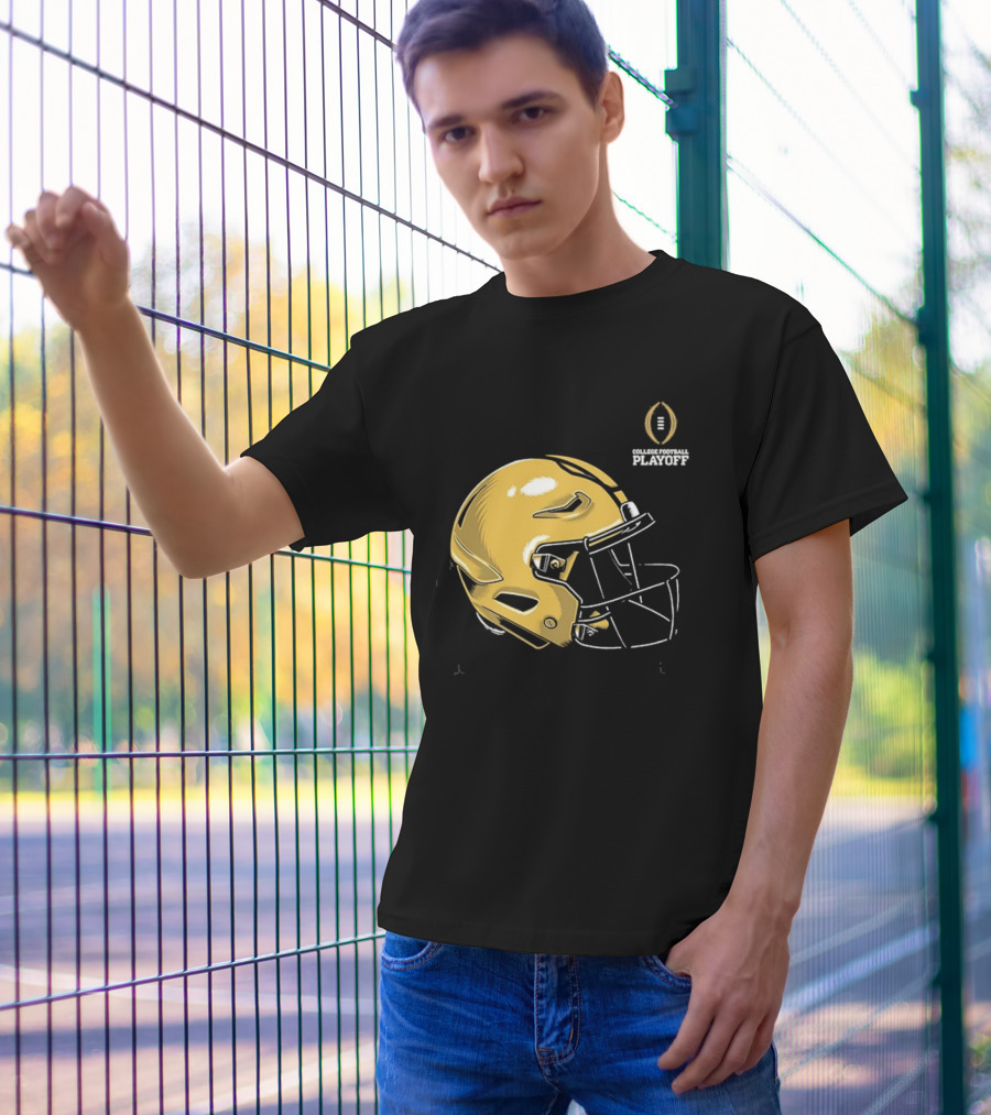 Notre Dame Fighting Irish College Football Playoff 2025 Helmet Iconic T-Shirt