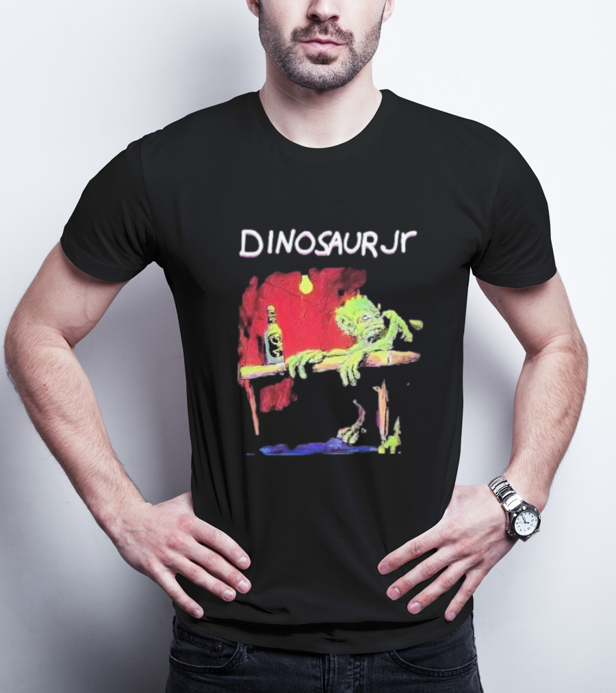 Dinosaur Jr Band Biography Bottled Creature Table Scene T-Shirt