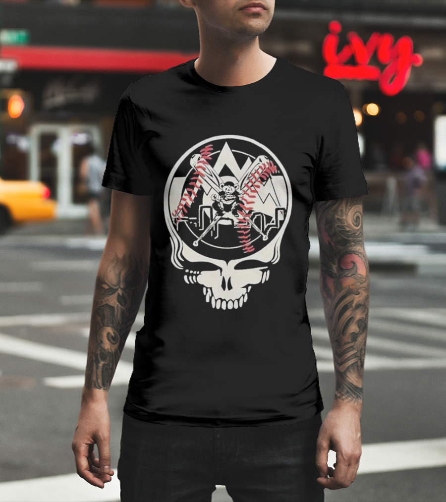 Grateful Dead Steal Your Face Colorado Rockies MLB Collaboration T-Shirt