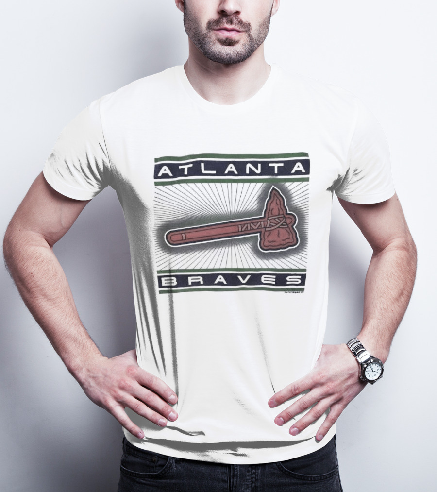 Atlanta Braves Tomahawk Iconic Pro Player T-Shirt