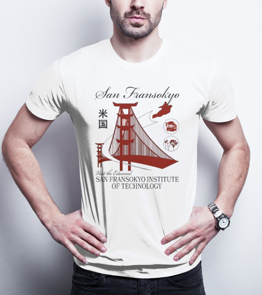 San Fransokyo Institute Of Technology Bridge Big Hero 6 Disney T-Shirt