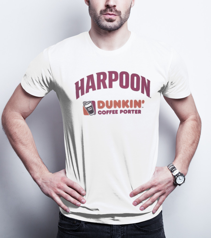 HARPOON Dunkin' Coffee Porter Collaboration T-Shirt