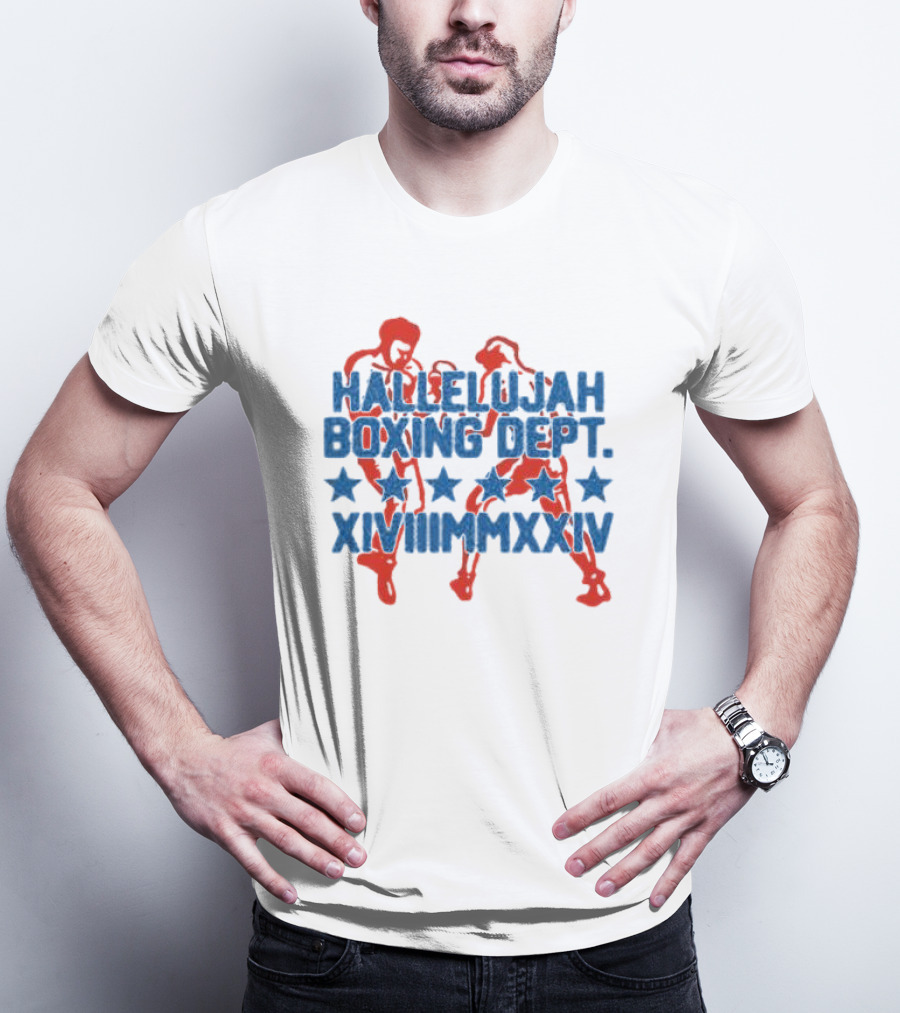Hallelujah Boxing Dept XVIII MMXXIV T-Shirt