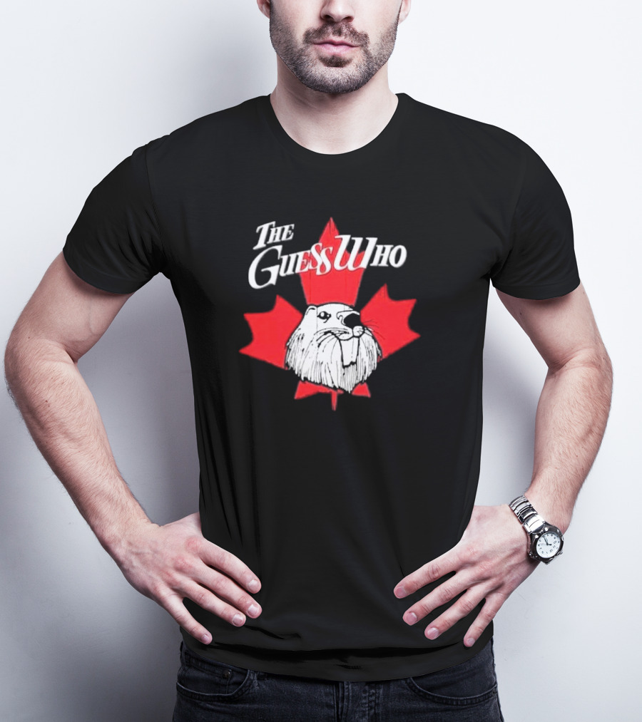 The Guess Who Merry Christmas Maple Leaf Otter T-Shirt