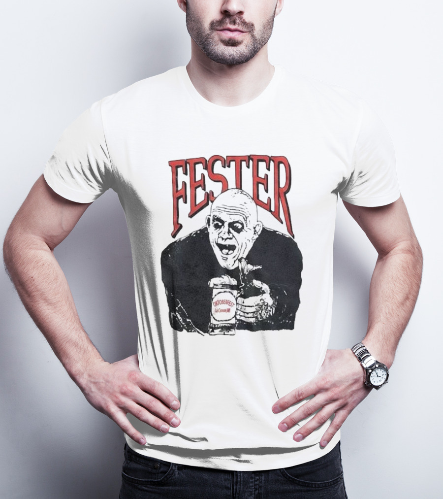 Fester Addams Oktoberfest La Cerveza T-Shirt
