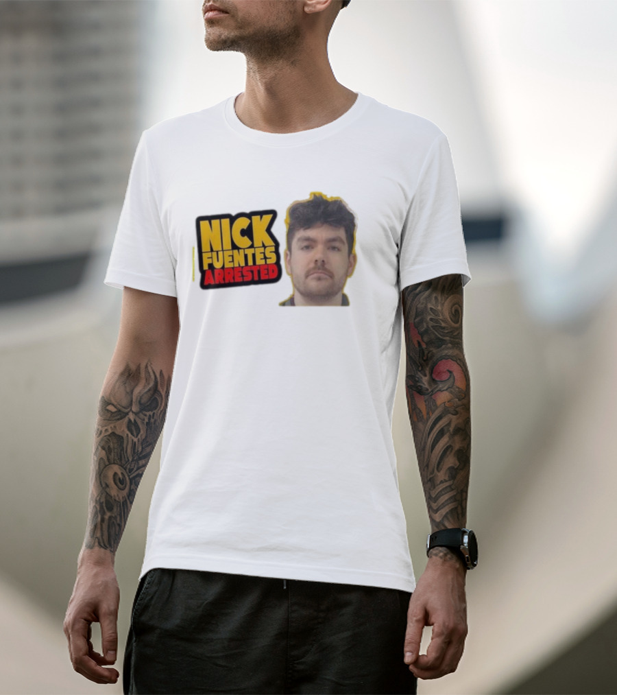 Nick Fuentes Arrested Mugshot T-Shirt