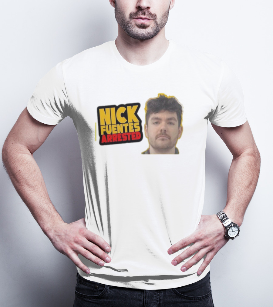 Nick Fuentes Arrested Mugshot T-Shirt