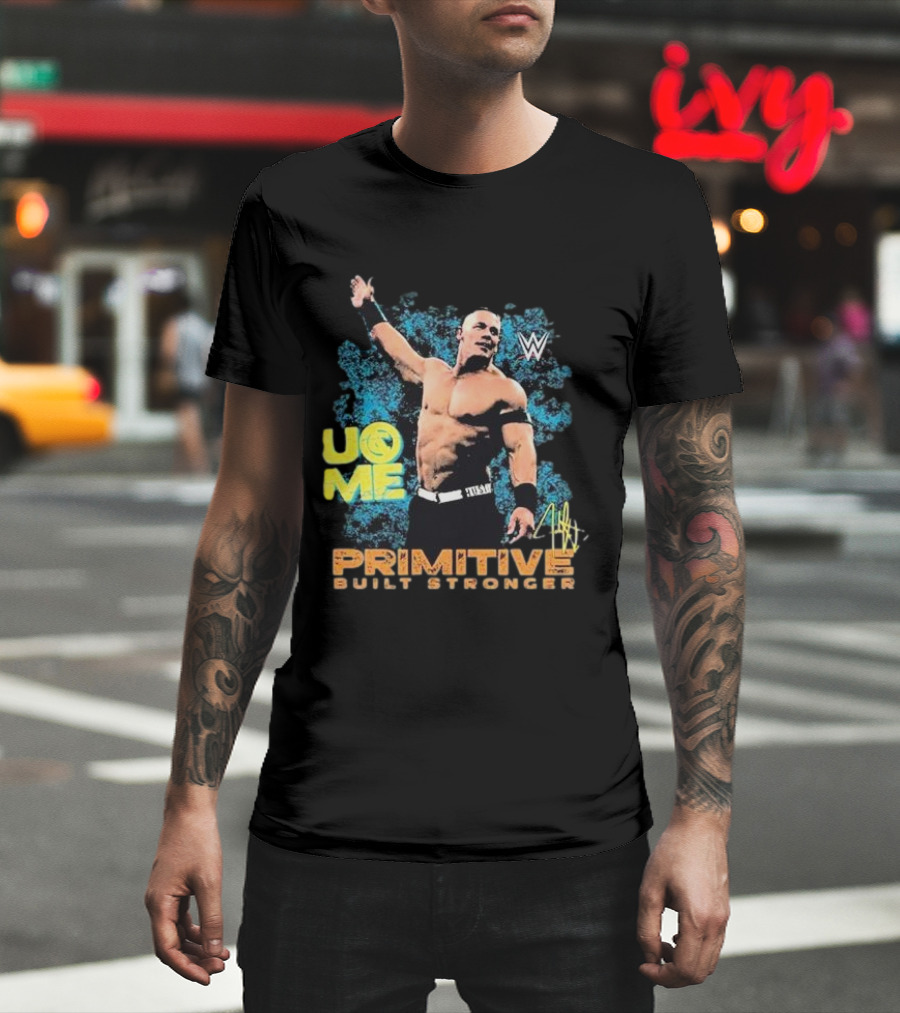 WWE Cena U Me Primitive Built Stronger T-Shirt