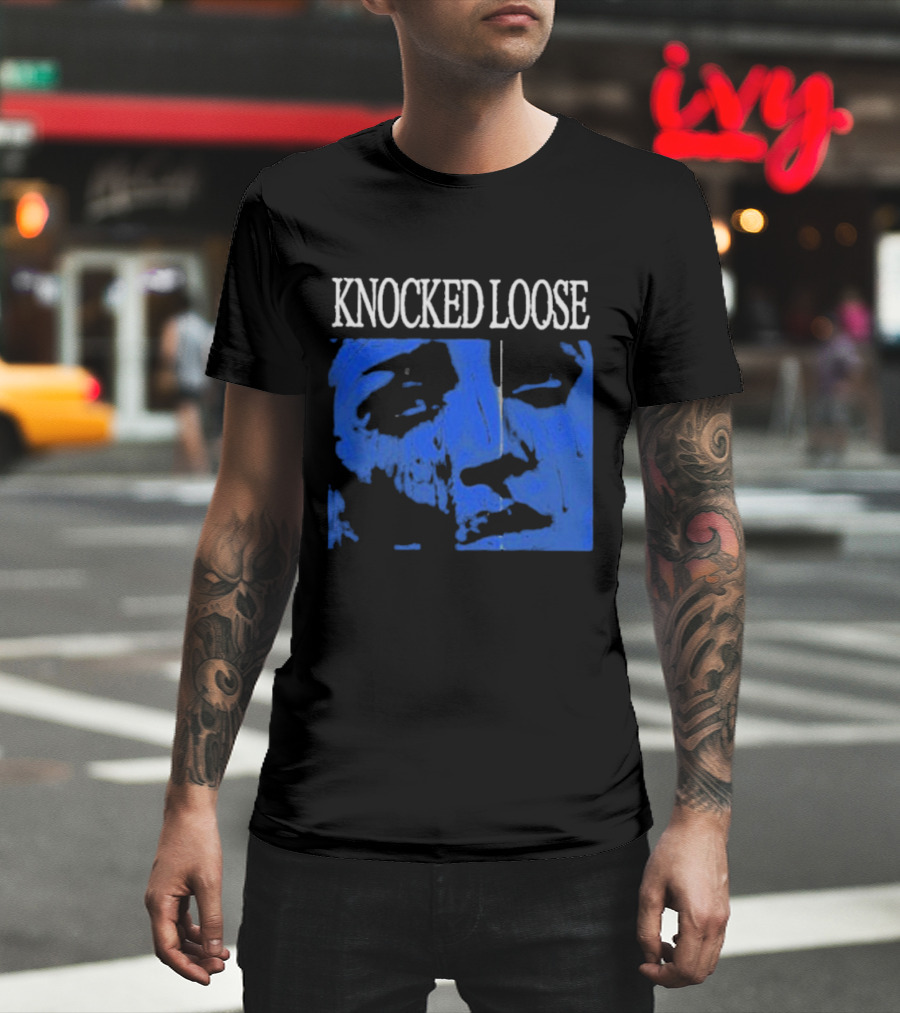 KNOCKED LOOSE Blue Face T-Shirt