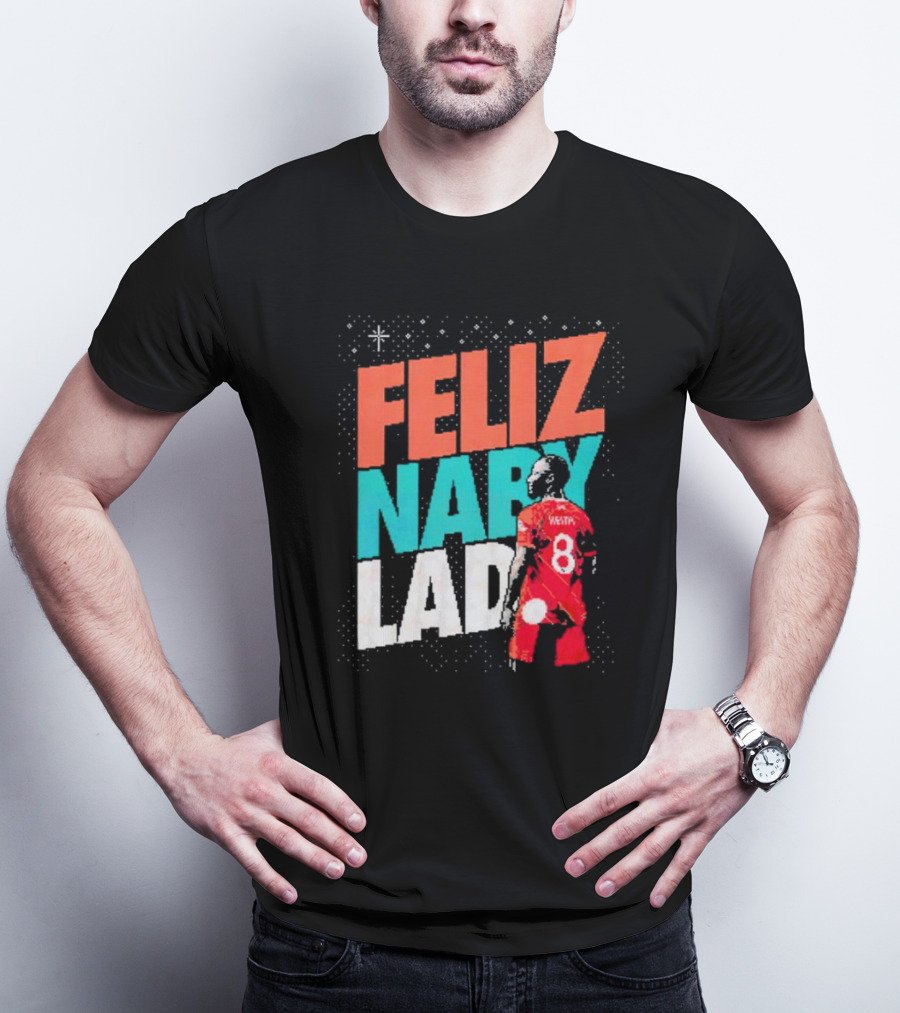 Feliz Naby Lad Liverpool FC Naby Keita Christmas Soccer T-Shirt