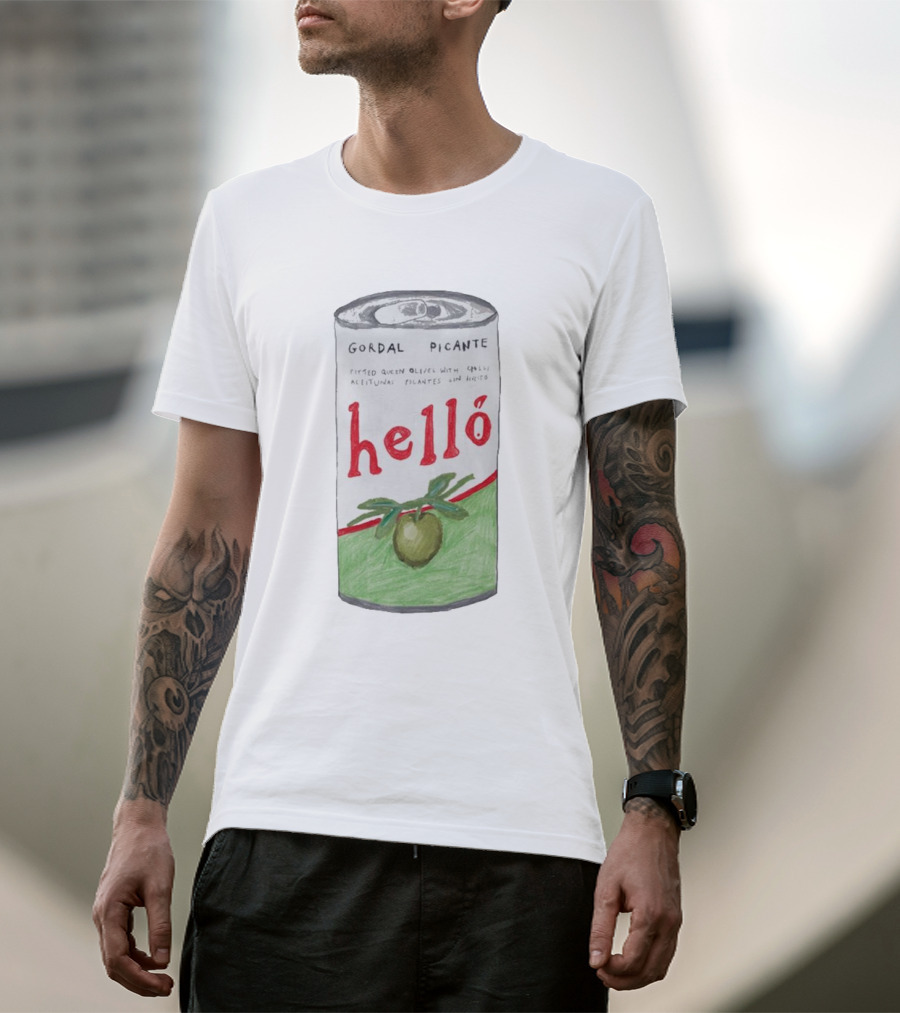Helló Gordal Picante Pitted Queen Olives With Chili T-Shirt