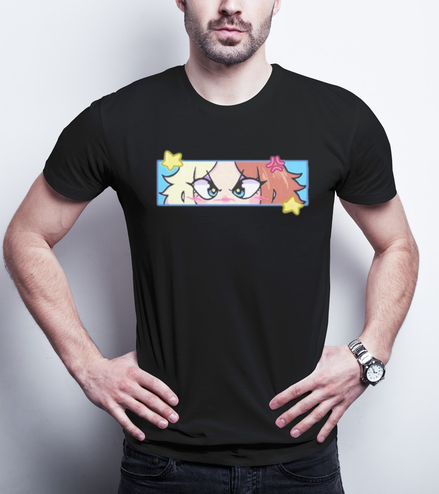 Issbrokie Mean Gin Anime Face Expression T-Shirt