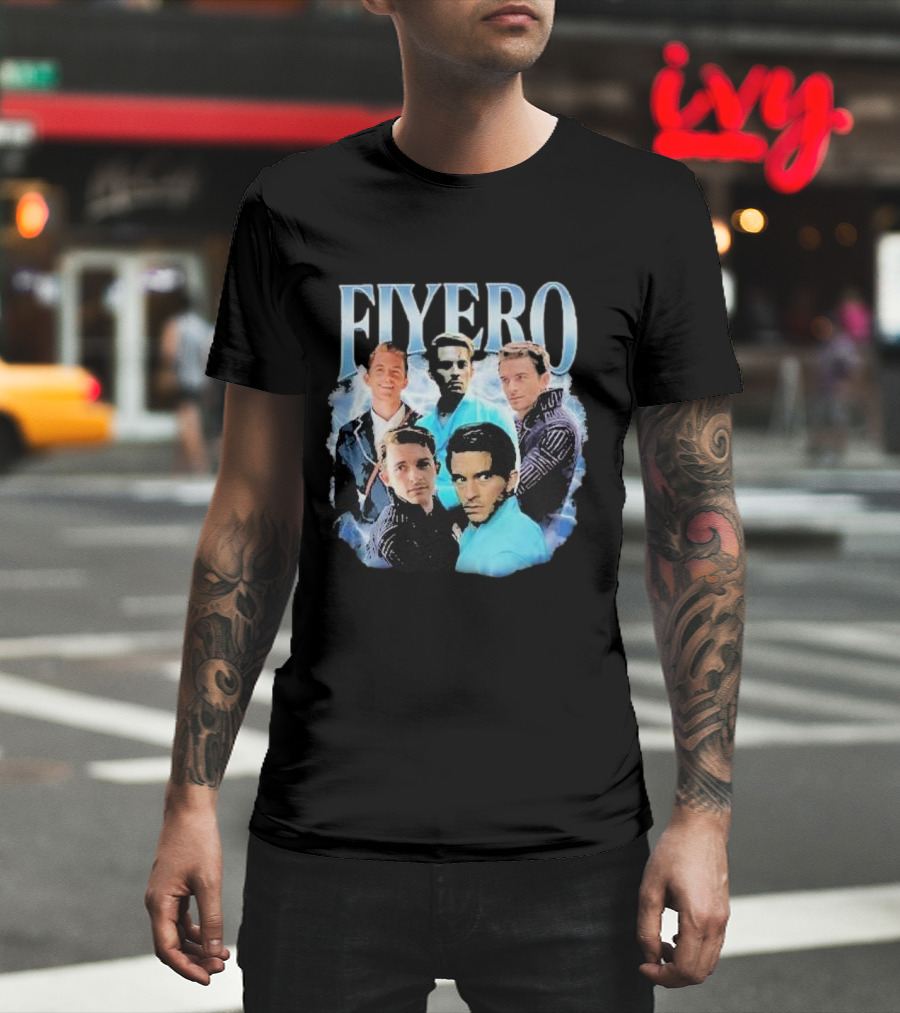 Jonathan Bailey Fiyero Wicked Fans Collage T-Shirt