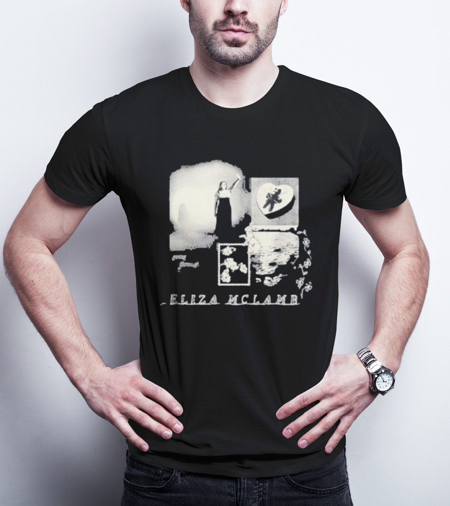 Eliza Mclamb Going Through It Vintage Heart And Floral Aesthetic T-Shirt