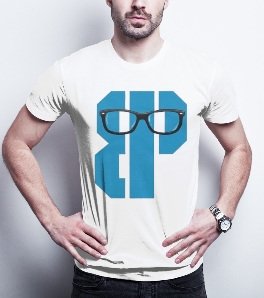 Projects X Weezer Framed Blue Block With Glasses T-Shirt