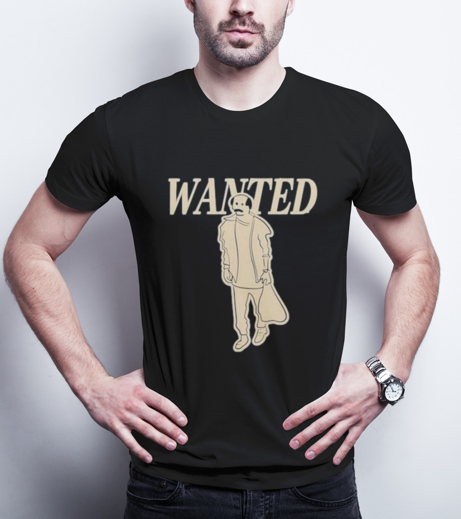Vardagen Vdgn Wanted Sketch Outline T-Shirt