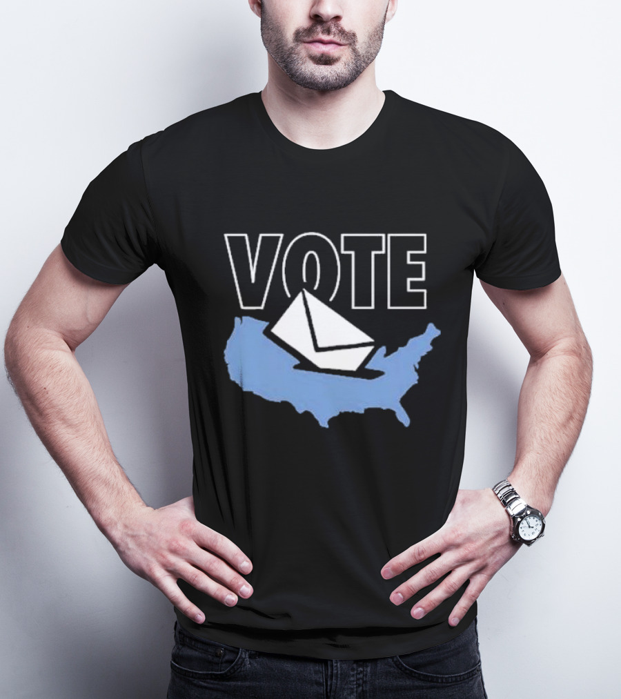 Vote Envelope Map T-Shirt