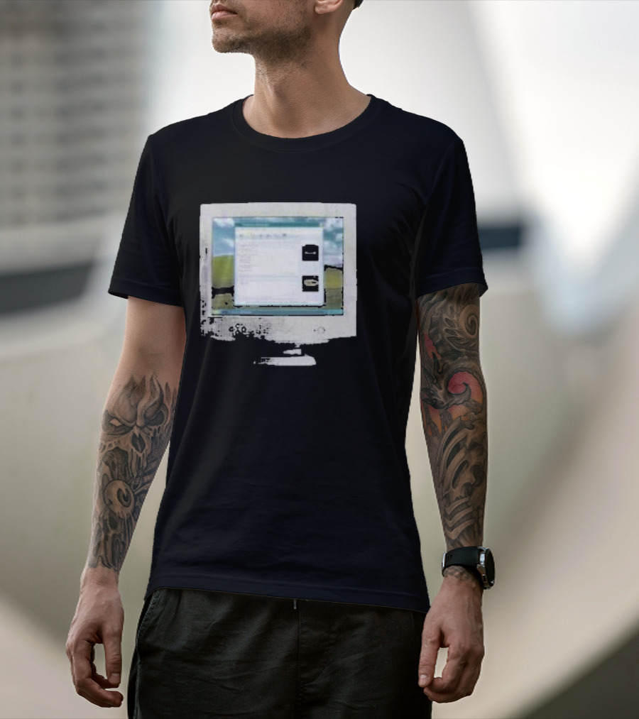 Youknow Run It Back MSN Computer Monitor Window Graphics T-Shirt