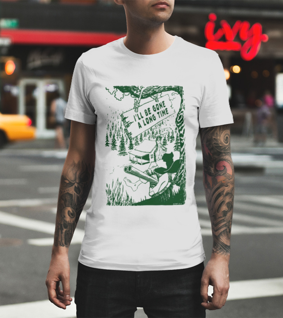Billy Strings I'll Be Gone A Long Time Cabin Forest Scene T-Shirt