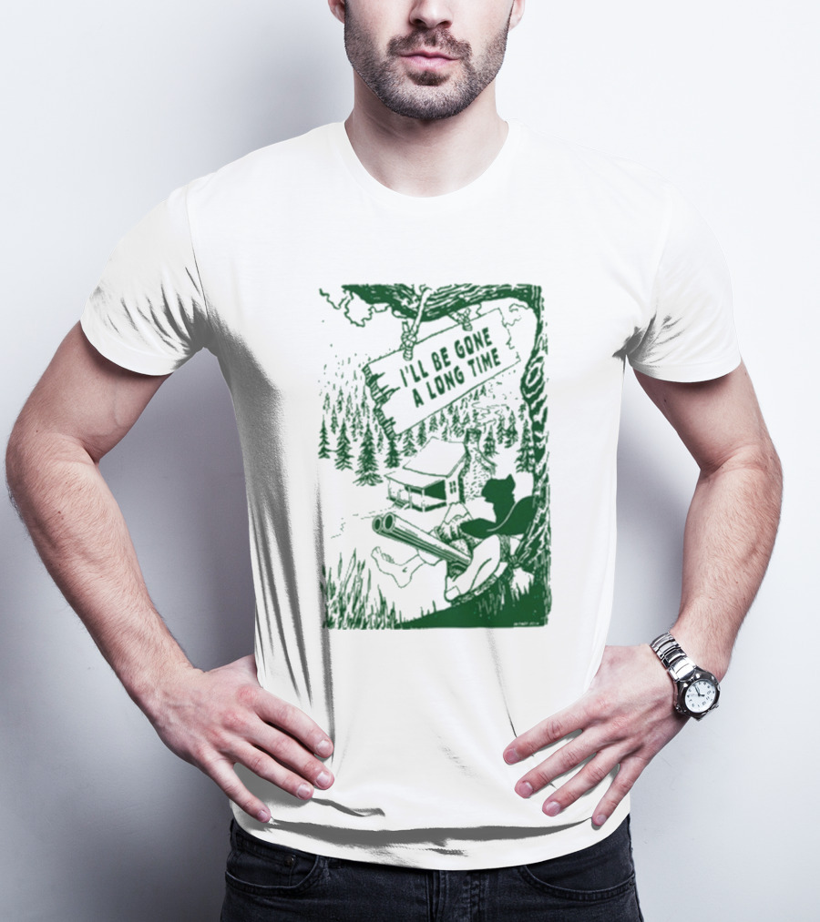 Billy Strings I'll Be Gone A Long Time Cabin Forest Scene T-Shirt