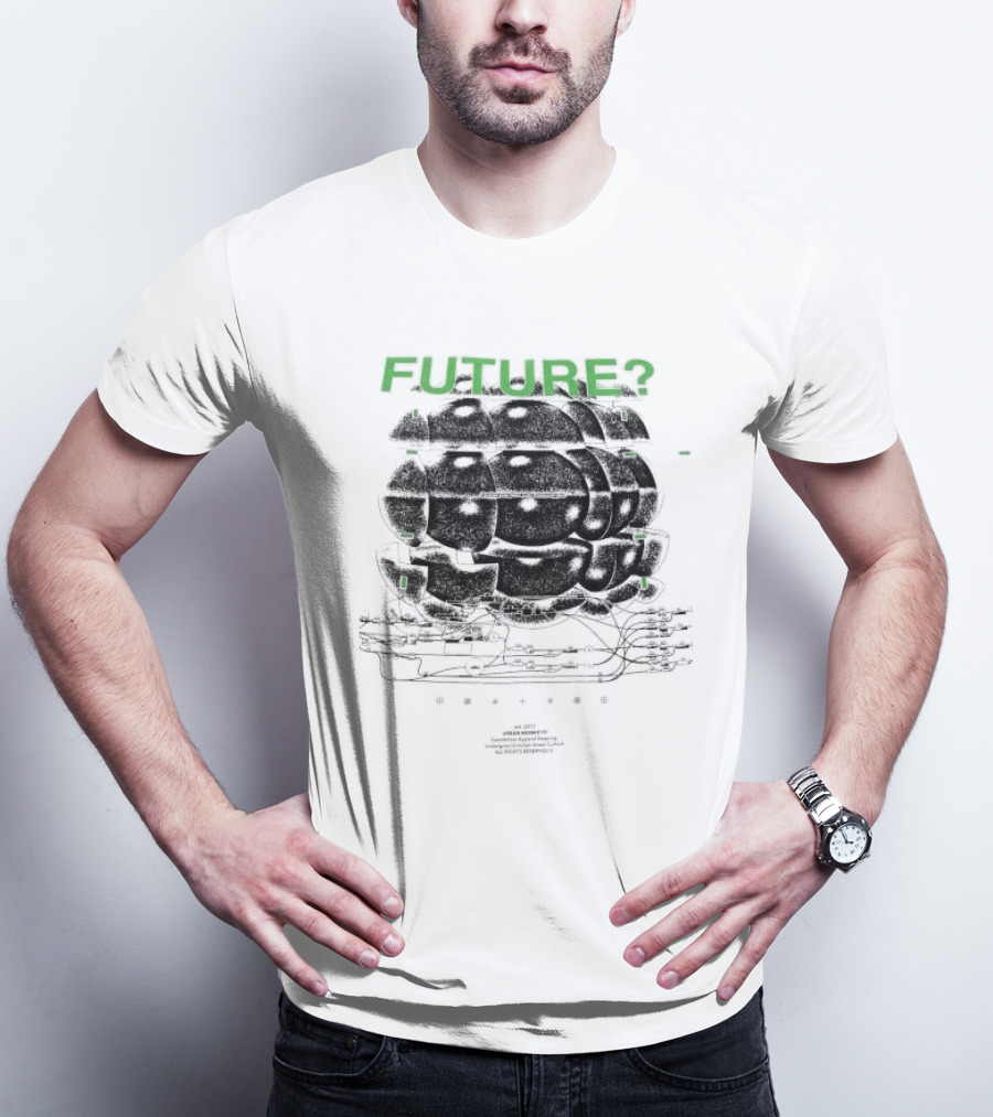 Future? Urban Monkey Genderless Apparel Underground Indian Street Culture T-Shirt