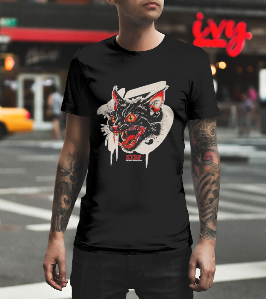 STDP Bad Magic Friday 13 Black Cat T-Shirt