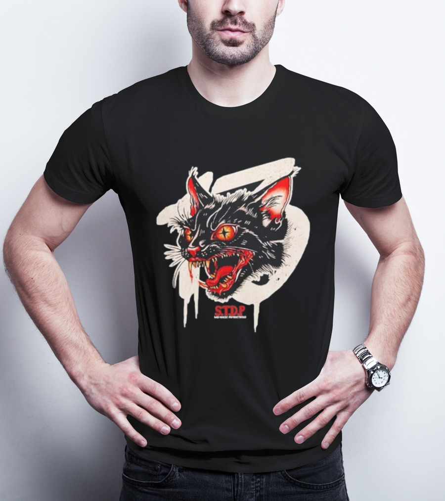STDP Bad Magic Friday 13 Black Cat T-Shirt