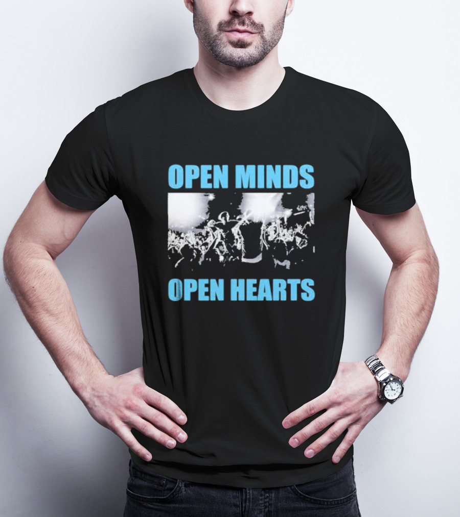 Open Minds Open Hearts Concert Crowd Bane T-Shirt