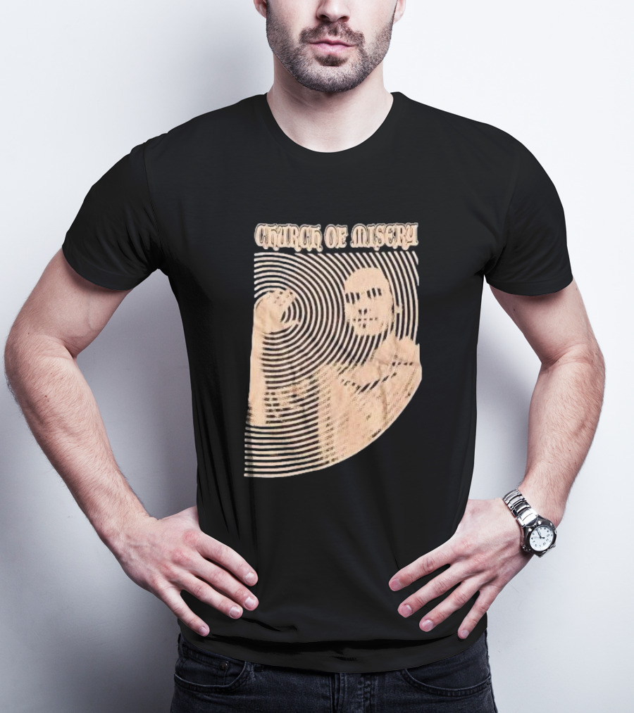 Church Of Misery Ted Bundy Optical Illusion T-Shirt