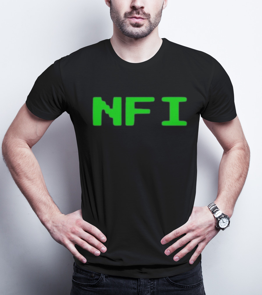 Ewanmitchellitalia Warchild NFI Green Text T-Shirt