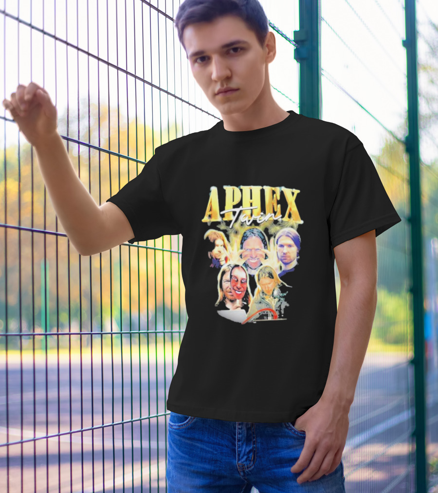 Aphex Twin Warp Music Iconic Faces Collection T-Shirt