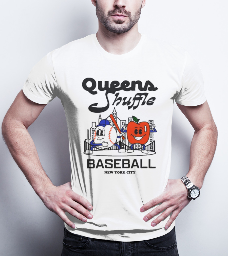 Queens Shuffle Baseball New York City T-Shirt