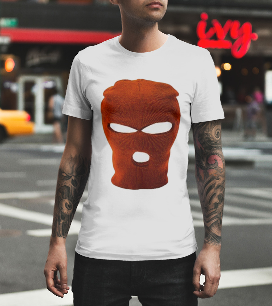 Nobigdyl Rob Hell Red Ski Mask T-Shirt