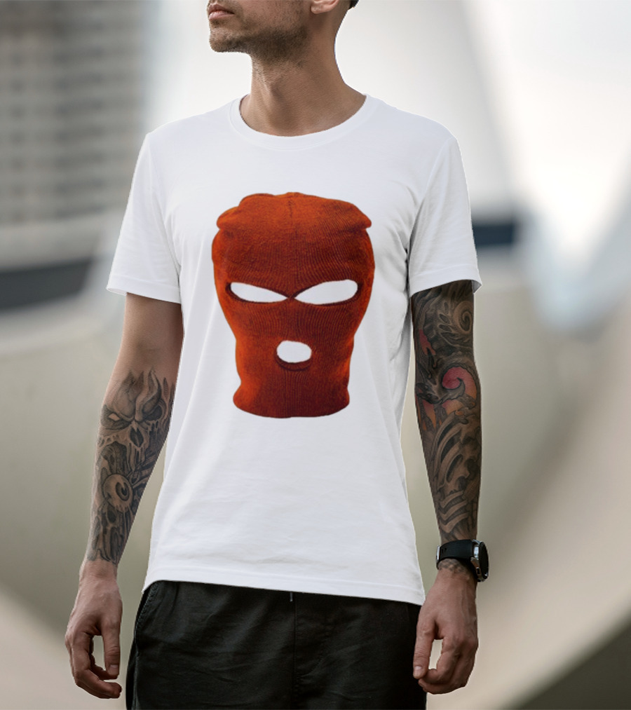 Nobigdyl Rob Hell Red Ski Mask T-Shirt