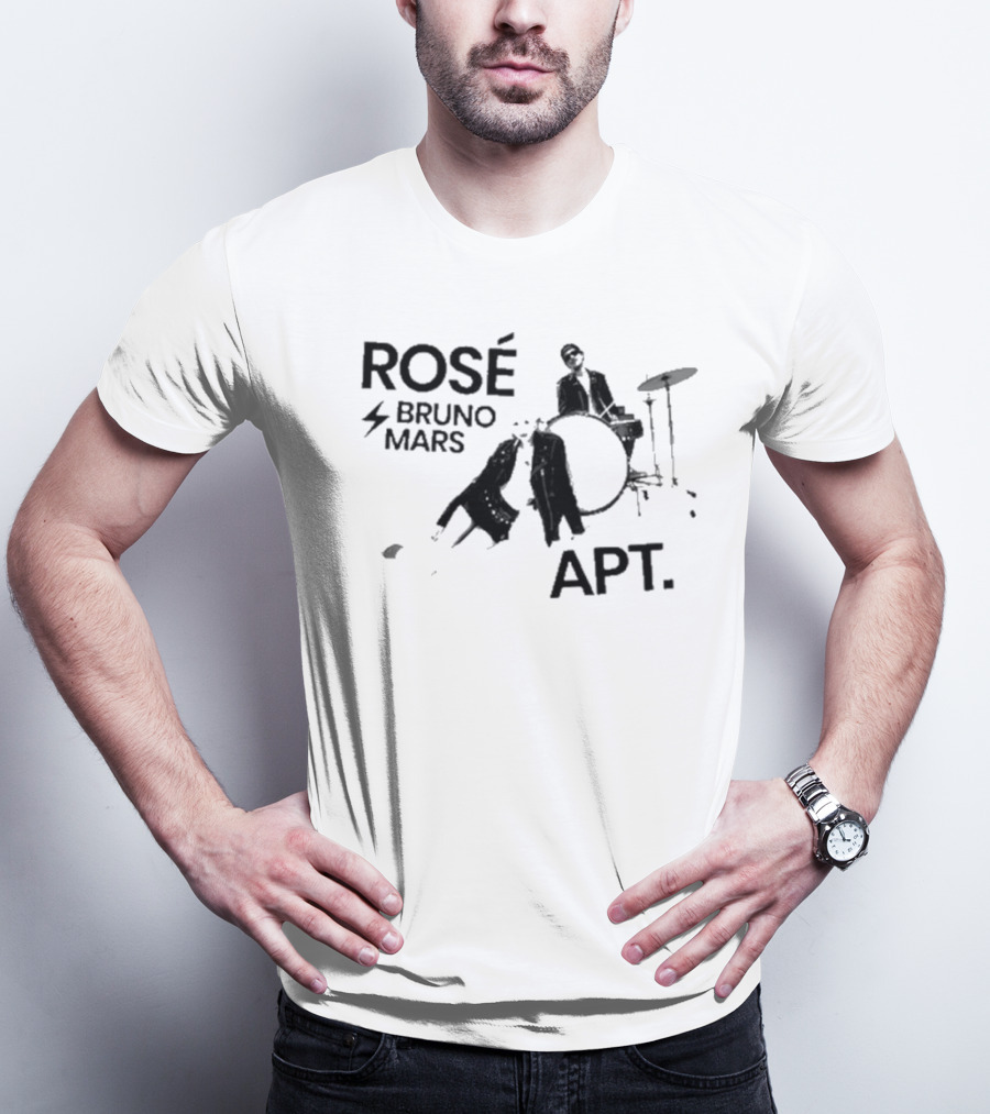 ROSÉ BRUNO MARS APT. Drummer Scene T-Shirt