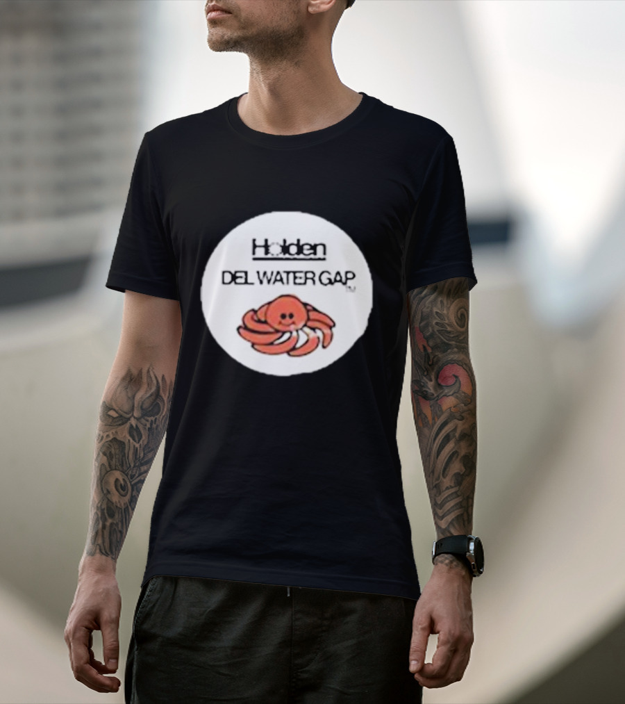 Holden Del Water Gap Octopus Fruit Sticker T-Shirt