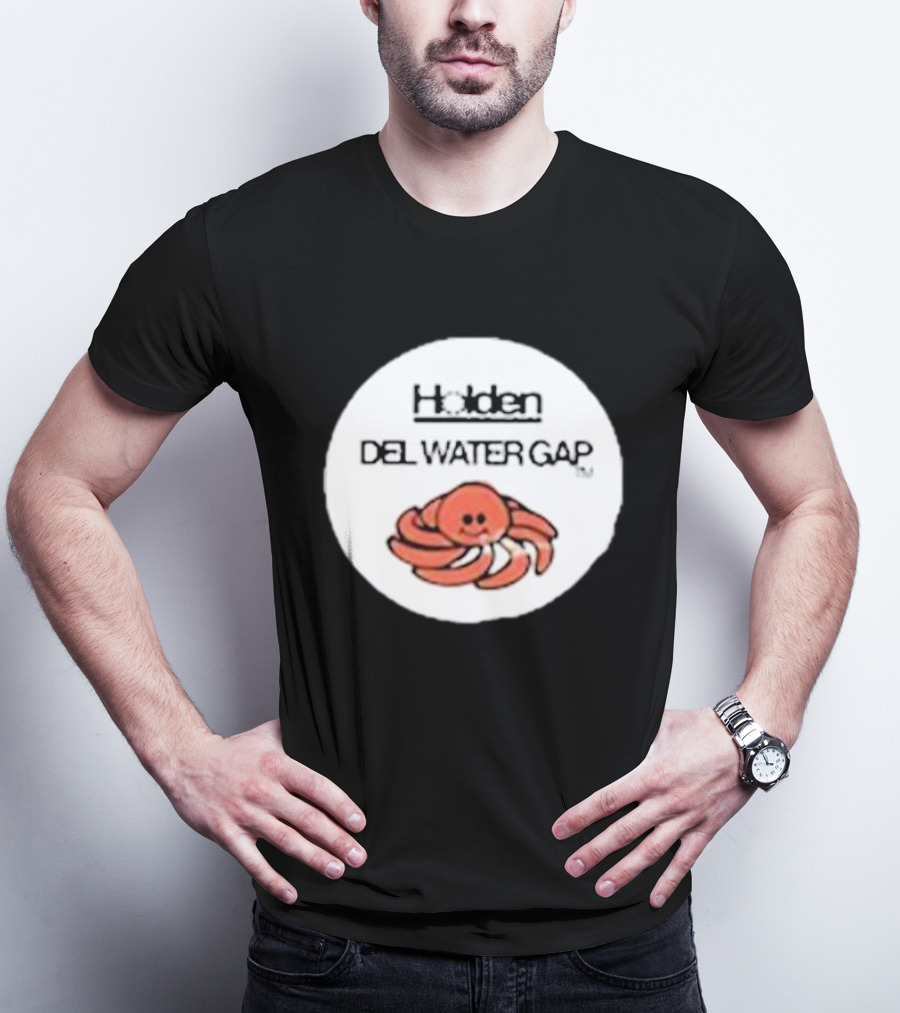 Holden Del Water Gap Octopus Fruit Sticker T-Shirt
