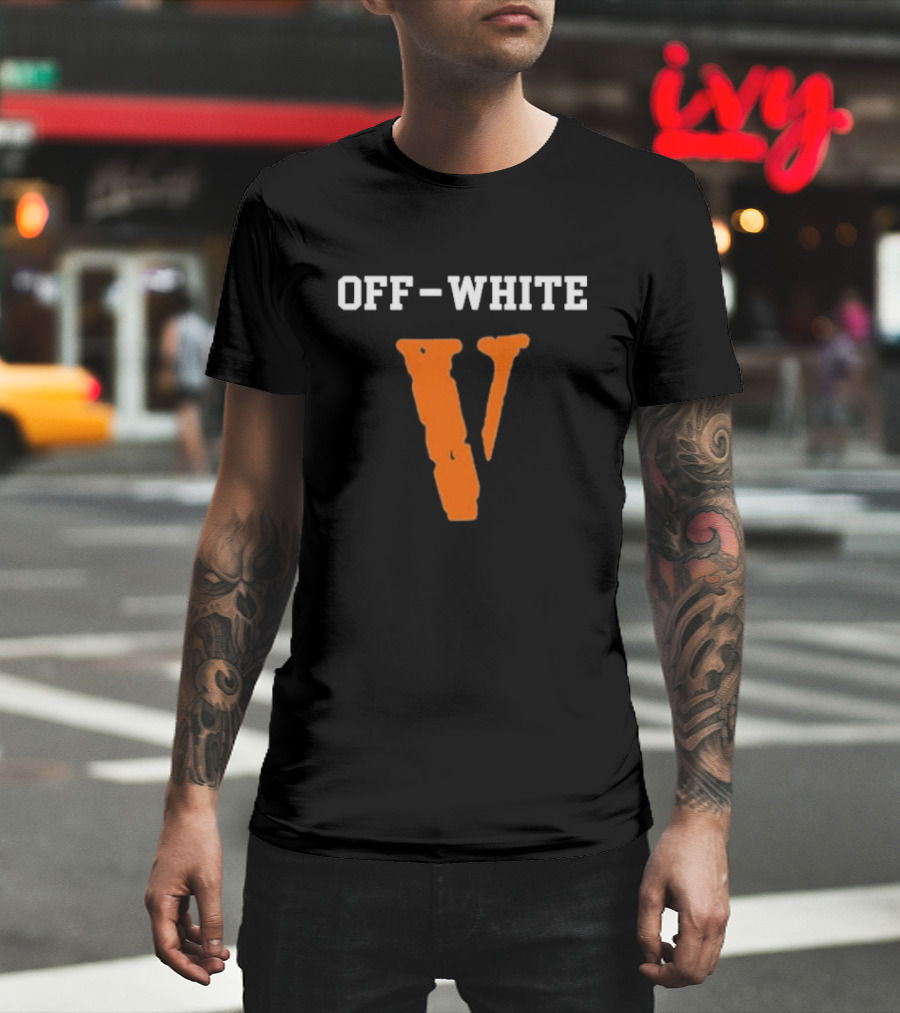 OFF-WHITE Vlone V Orange T-Shirt