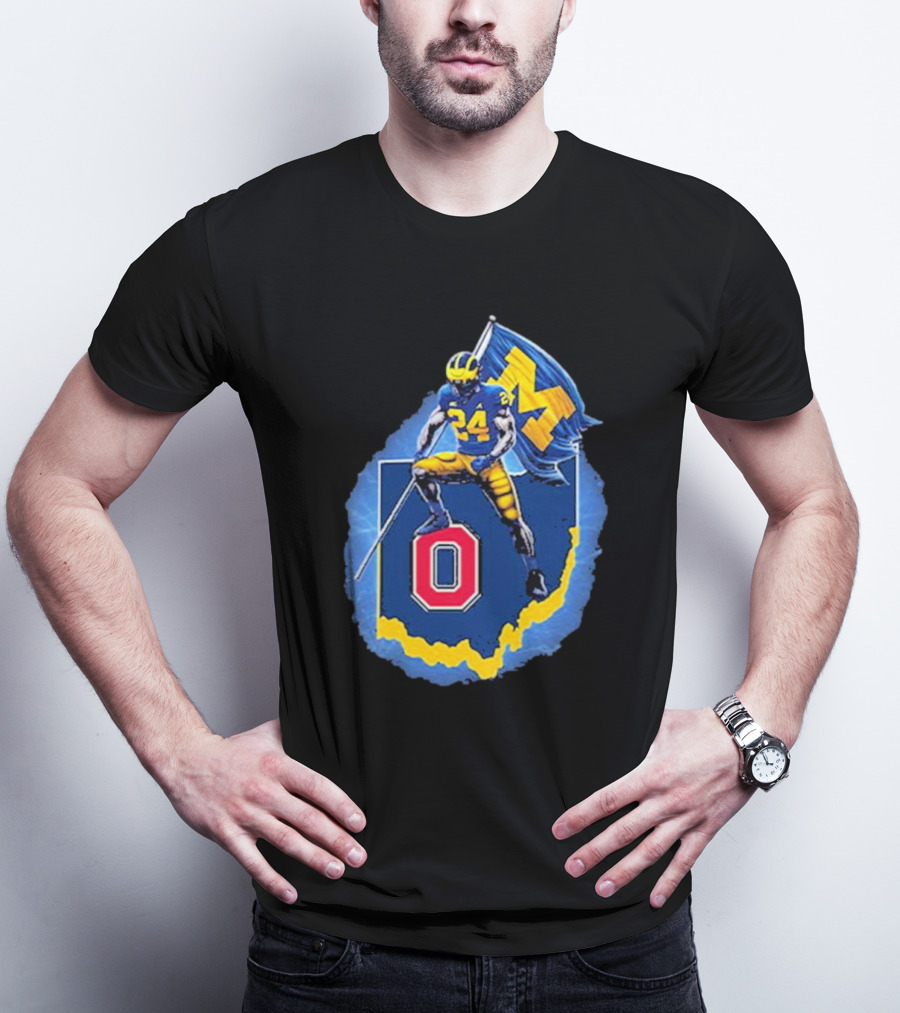 Michigan Victory Over Ohio Four Consecutive Wins Football Rivalry T-Shirt