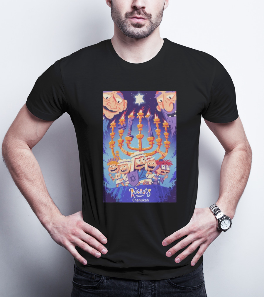 Mondo Debuts A Rugrats Chanukah With Menorah Adventure T-Shirt