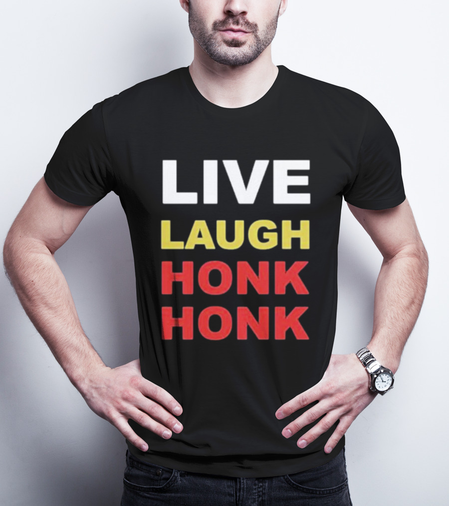 Tank Ledger Live Laugh Honk Honk Funny Clown Meme T-Shirt