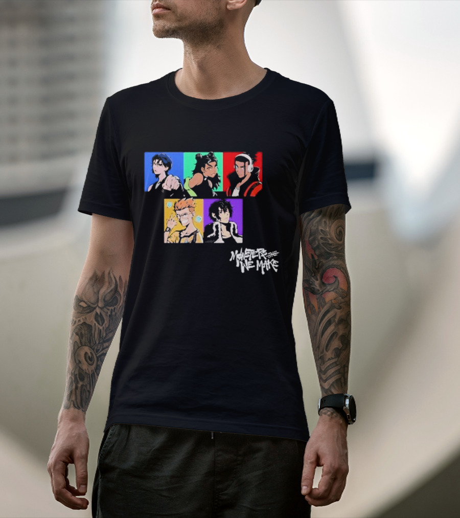 Monsters We Make Colorful Character Portraits T-Shirt