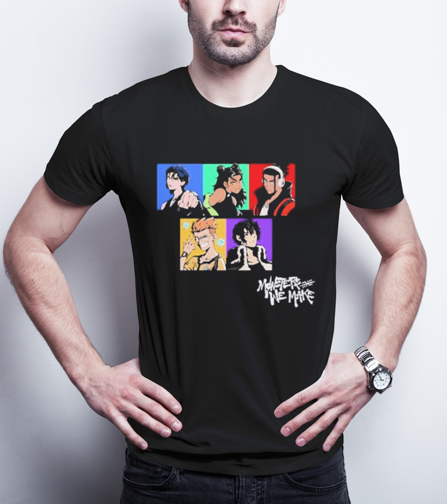 Monsters We Make Colorful Character Portraits T-Shirt