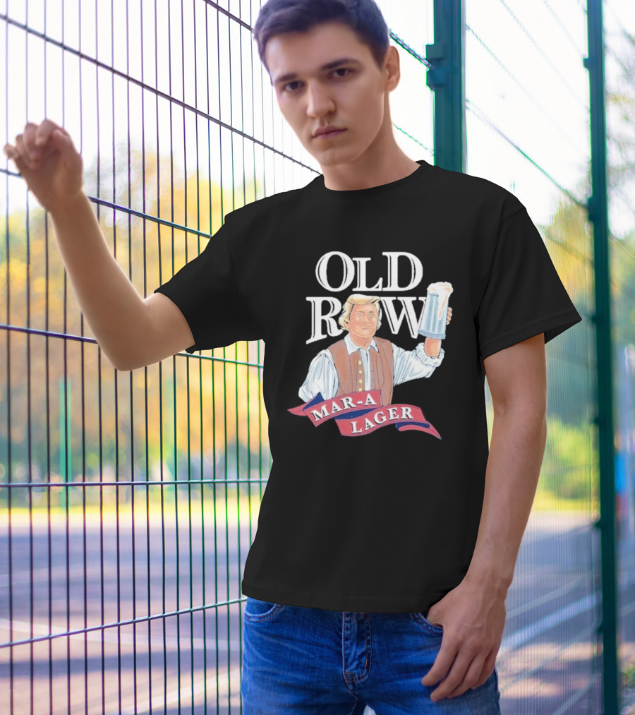 Old Row Mar-A Lager Vintage Style Cheers Figure T-Shirt