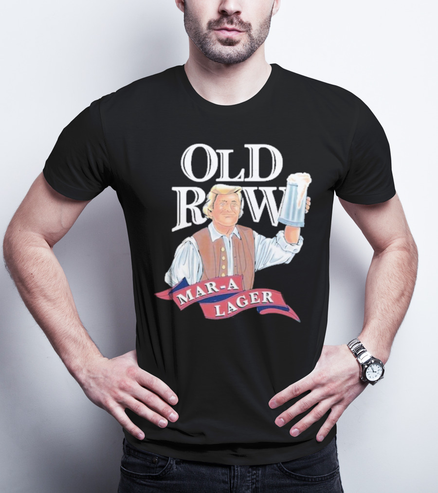 Old Row Mar-A Lager Vintage Style Cheers Figure T-Shirt