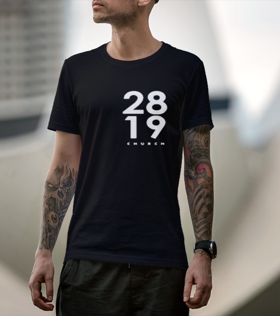 Philip Anthony Mitchell 2819 Church Minimalist Number T-Shirt