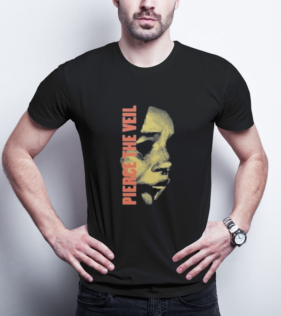 Pierce The Veil Yellow Face Tour T-Shirt