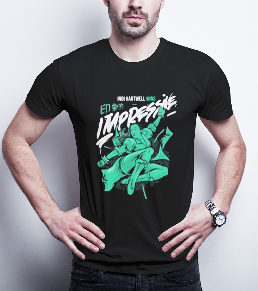 Indi Hartwell Wins Impressive T-Shirt