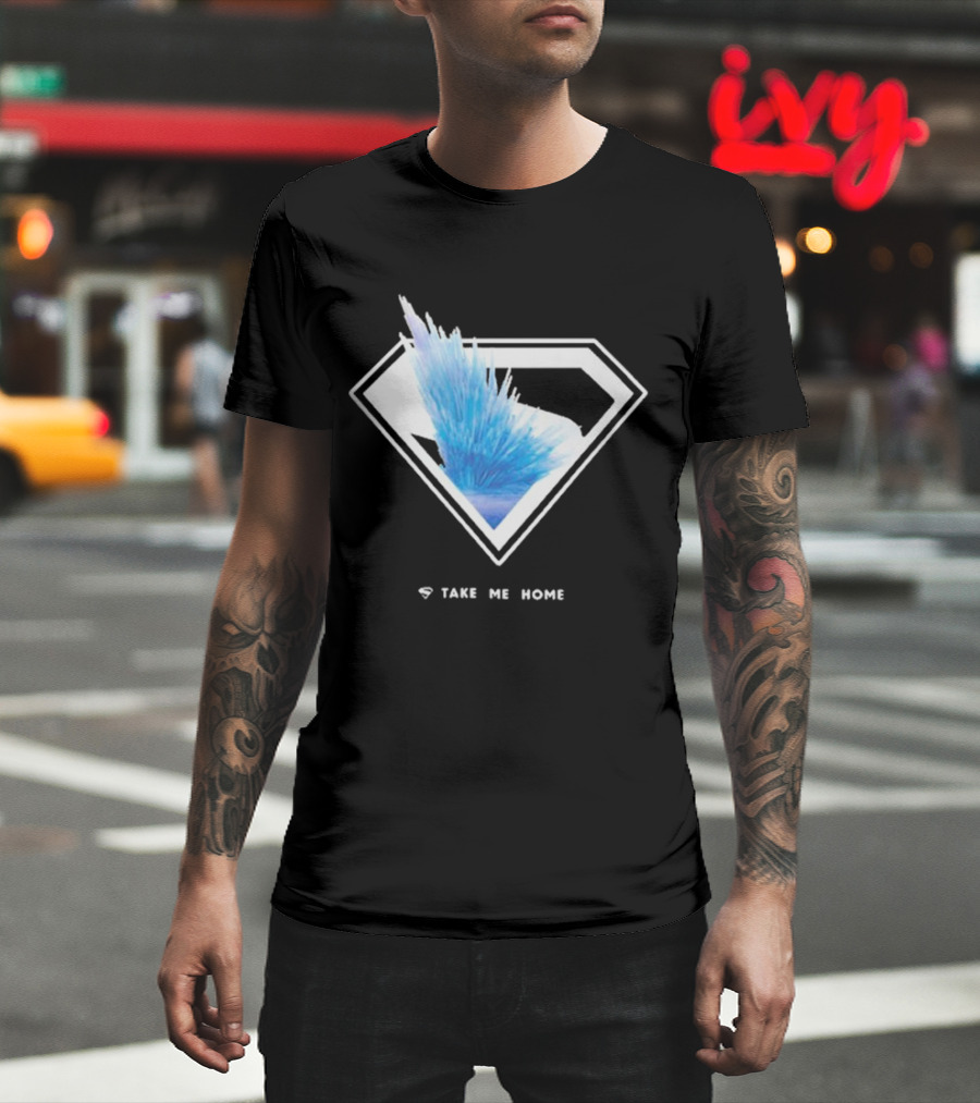 Uperman 2025 Take Me Home Ice Crystal Diamond Emblem T-Shirt