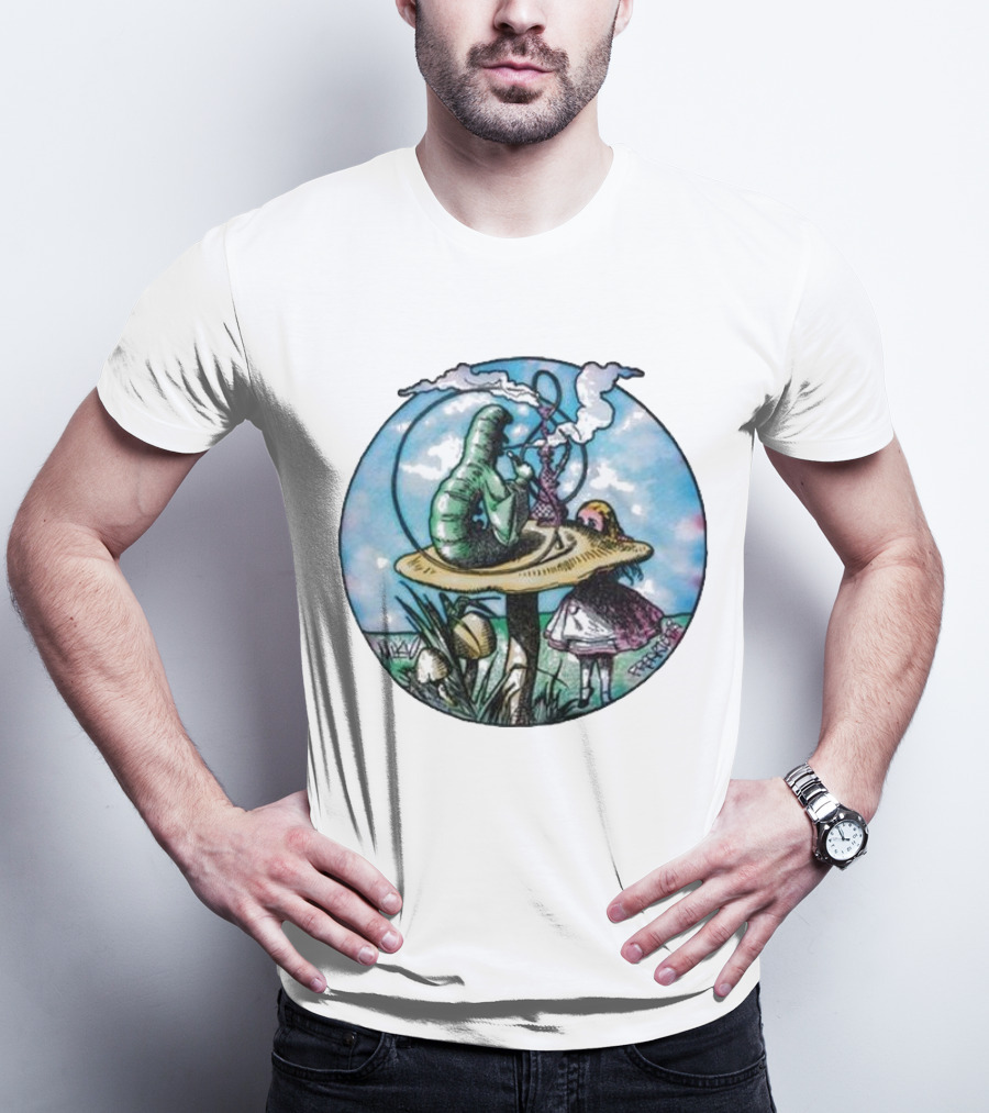 Red Hot Chili Peppers X Freaktopia Caterpillar Mushroom Wonderland T-Shirt